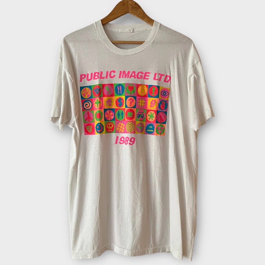 1980 Public Image Ltd (PIL) Vintage Band Tour Punk Rock Tee Shirt 80s ...