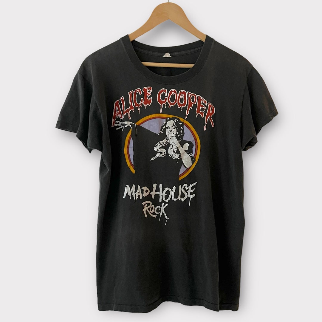 1979 Alice Cooper "mad House Rock" Vintage Tour Band Rock Tee Shirt 70s ...