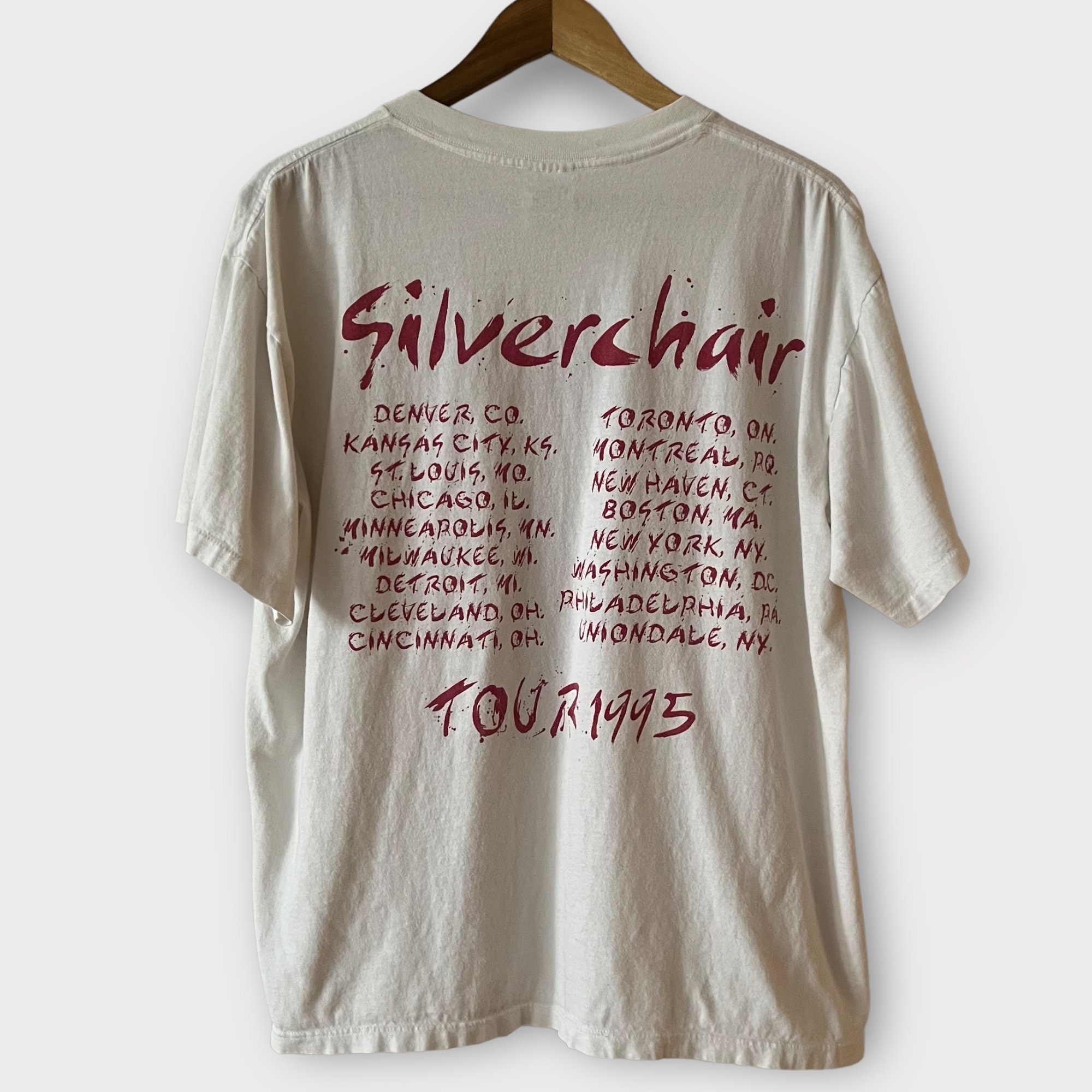 1995 Silverchair Vintage Tour Band Grunge Tee Shirt 90s 1990s - Etsy