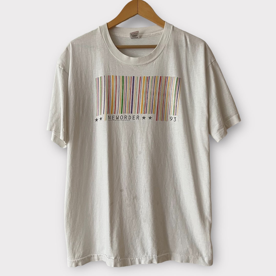 1993 New Order Vintage New Wave Band Tour Tee Shirt 90s 1990s Joy ...