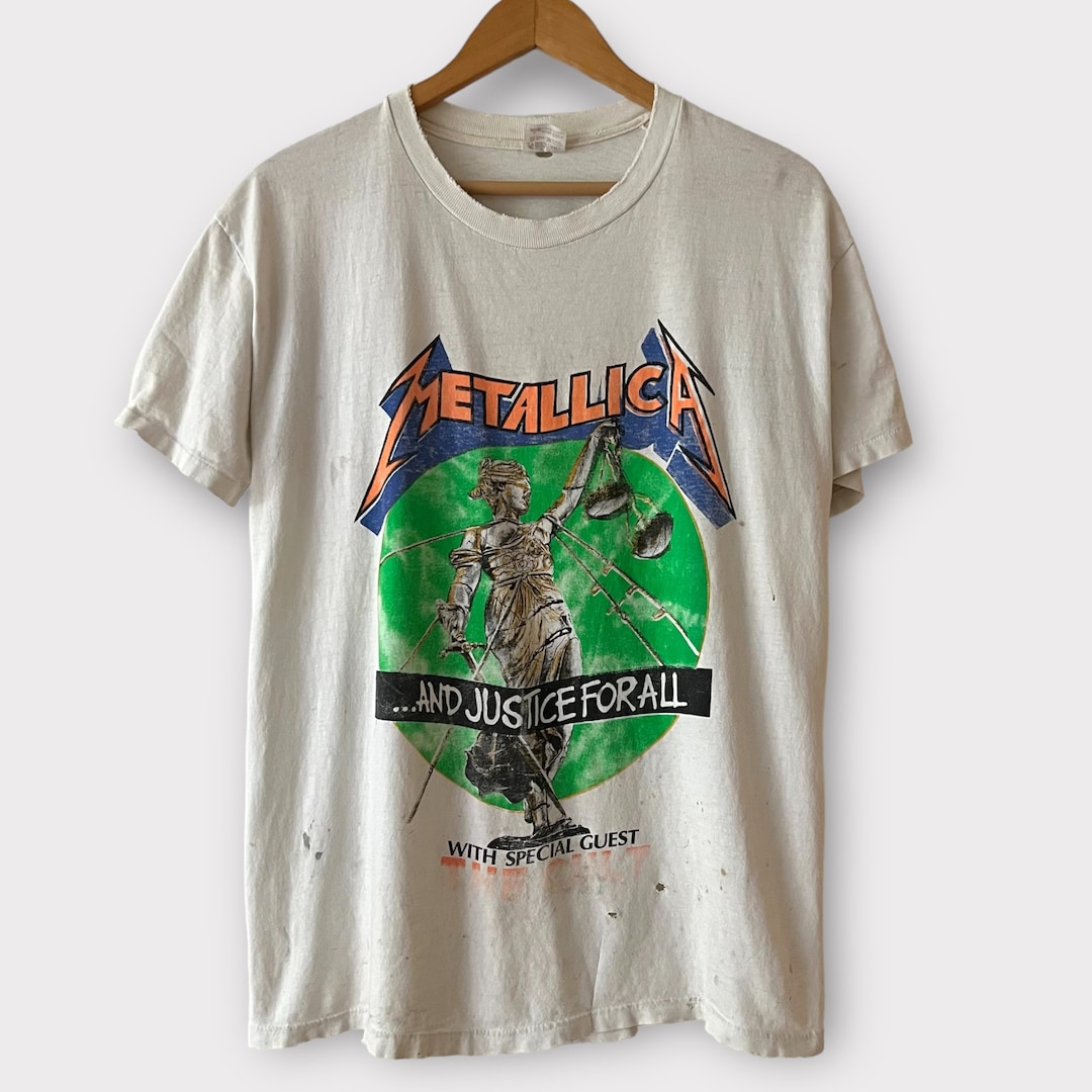 1988 Metallica "and Justice for All" W/ the Cult Vintage Band Tour Rock ...