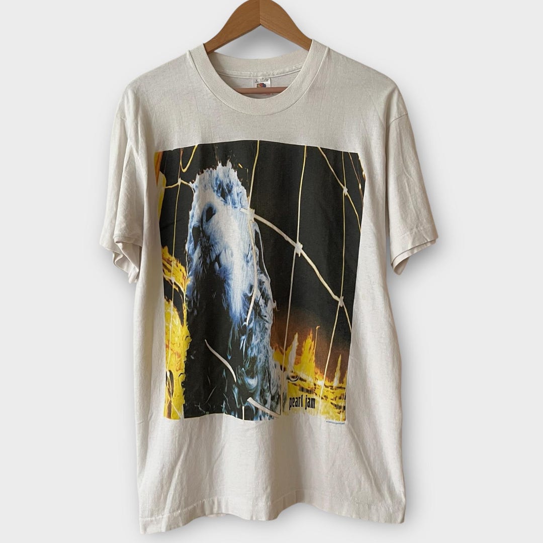 1993 Pearl Jam "threadworm" Vintage Band Tour Grunge Rock Tee Shirt 90s ...