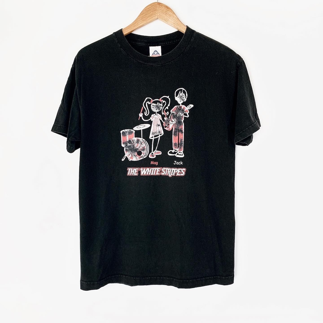 2000s White Stripes Vintage Tour Band Rock Tee Shirt Jack - Etsy