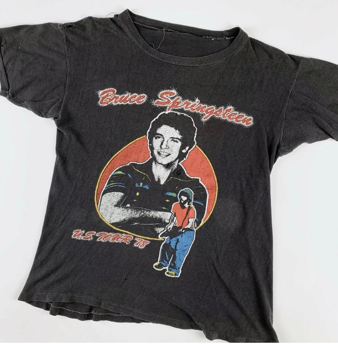 1978 Bruce Springsteen Vintage Tour Band Camiseta 70s 1970s - Etsy España