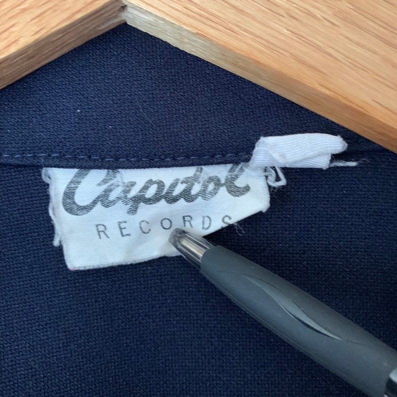 1970s Capitol Records Vintage Track Jacket 70s Record Label RARE - Etsy