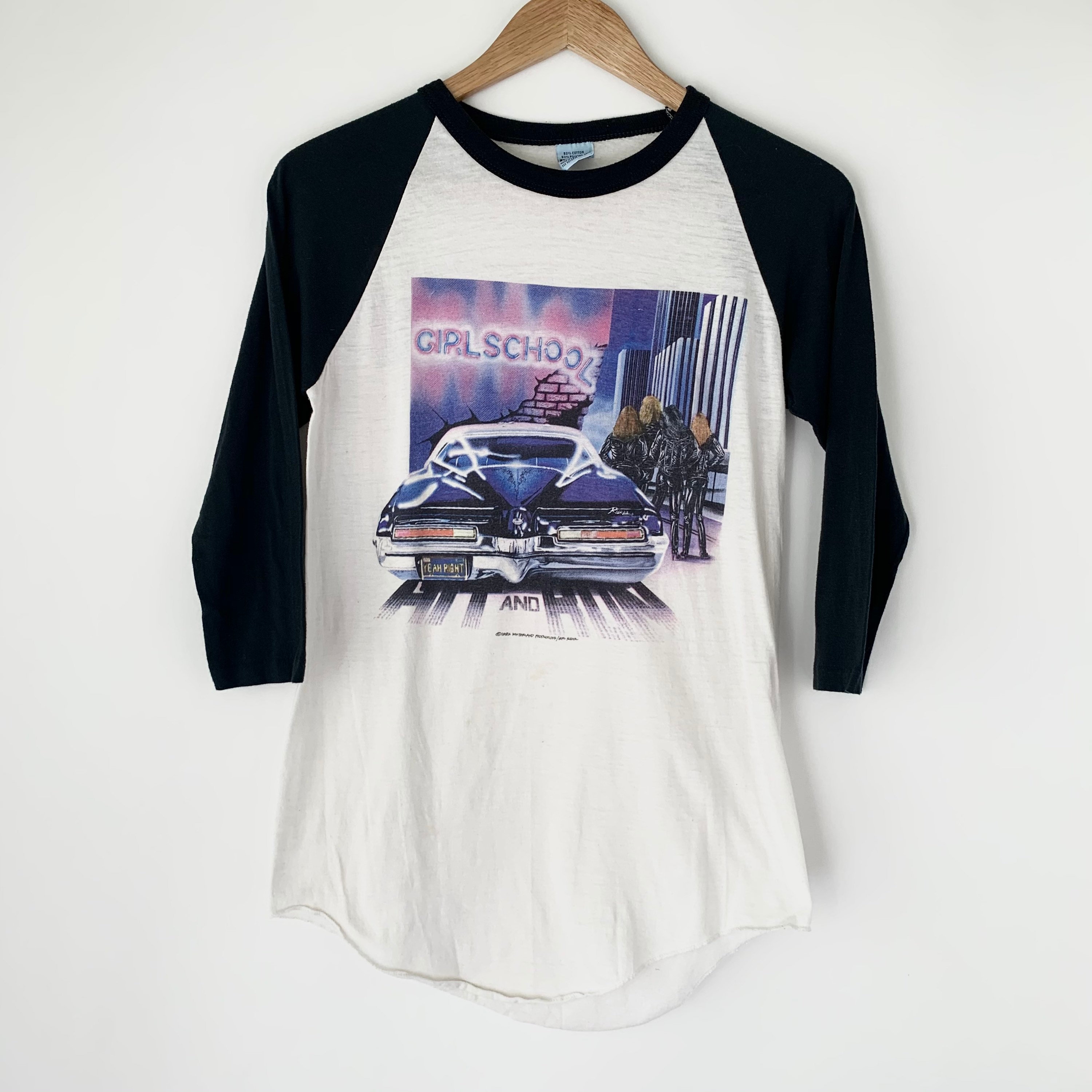 1982 Girlschool Vintage Tour Band Rock Shirt 80s 1980s Motorhead - Etsy UK