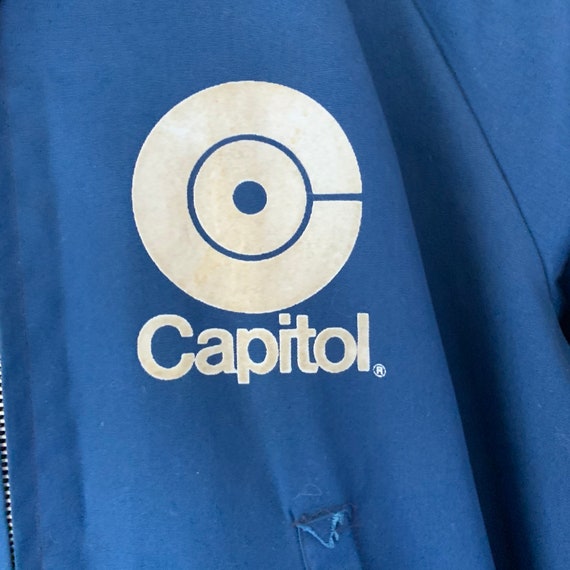1960s Capitol Records Vintage Employee Zip Up Jacket … - Gem
