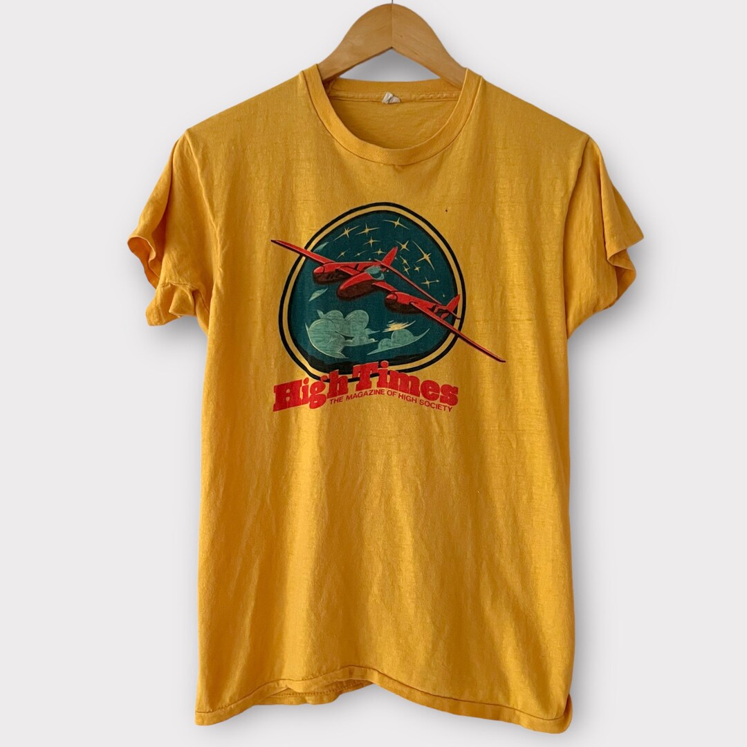 1970s High Times Magazine Vintage Tee Shirt 420 Marijuana Weed - Etsy