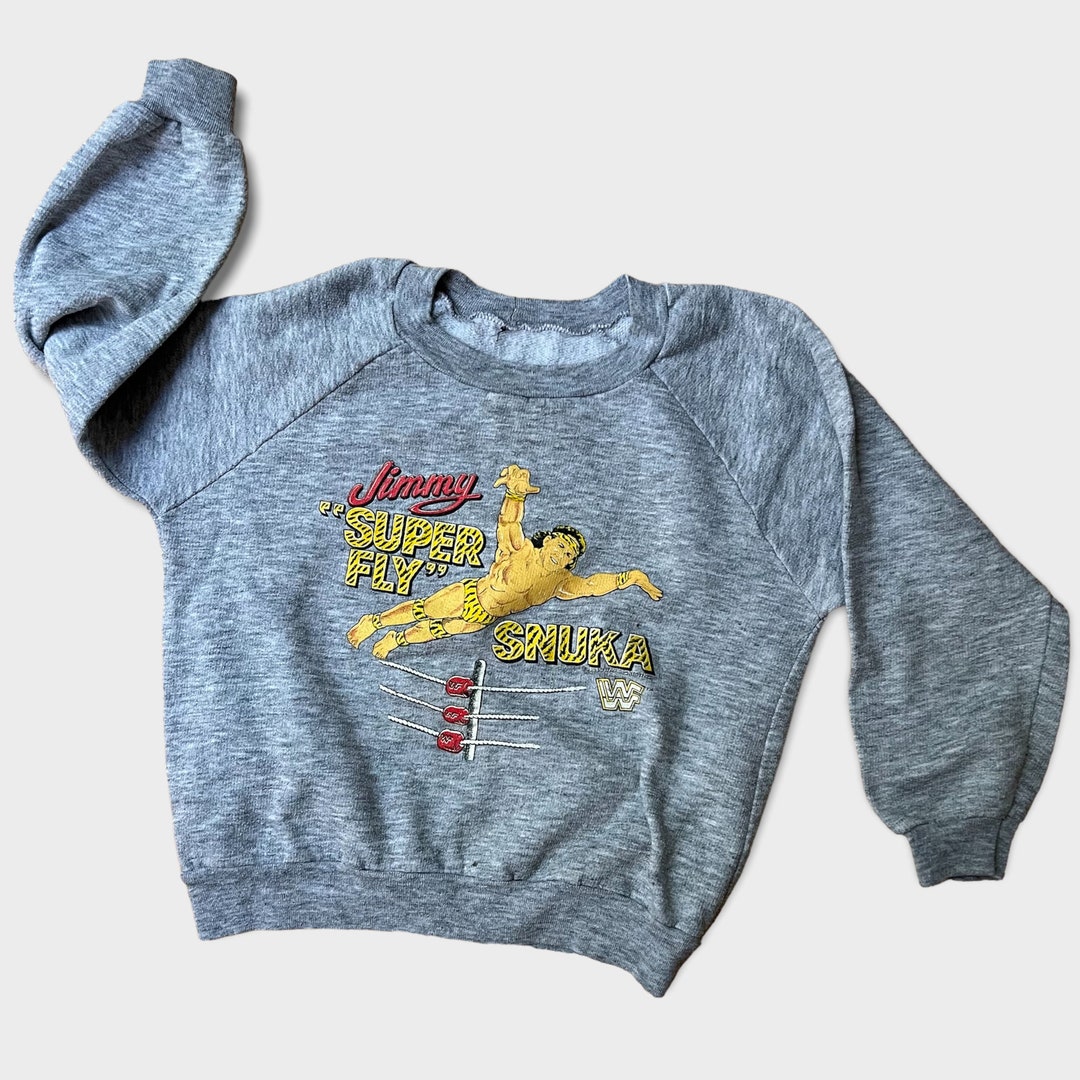 1985 Jimmy Superfly Snuka WWF Vintage Wrestling Sweatshirt Shirt YOUTH ...