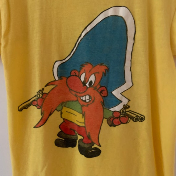 1970s Yosemite Sam Looney Tunes Cartoon Vintage Tee S… - Gem