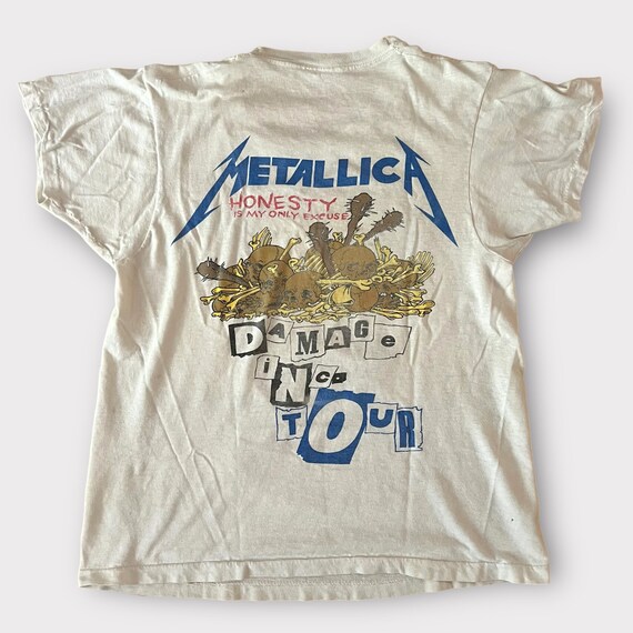 1986 Metallica "Damage Inc" Vintage Tour Band Rock Te… - Gem