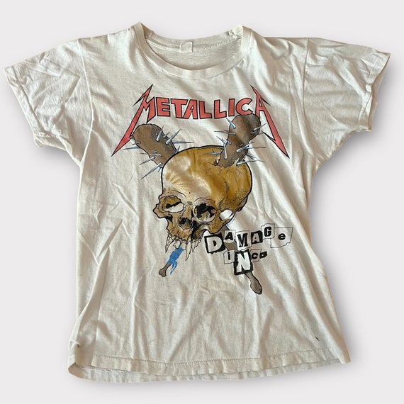 1986 Metallica "Damage Inc" Vintage Tour Band Rock Te… - Gem