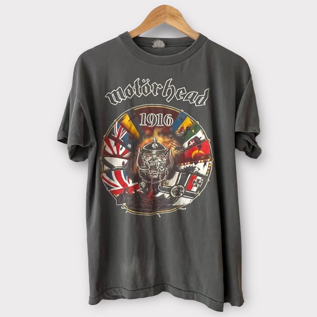 1991 Motorhead Vintage Euro Tour Vintage Band Rock Metal Shirt 90s ...