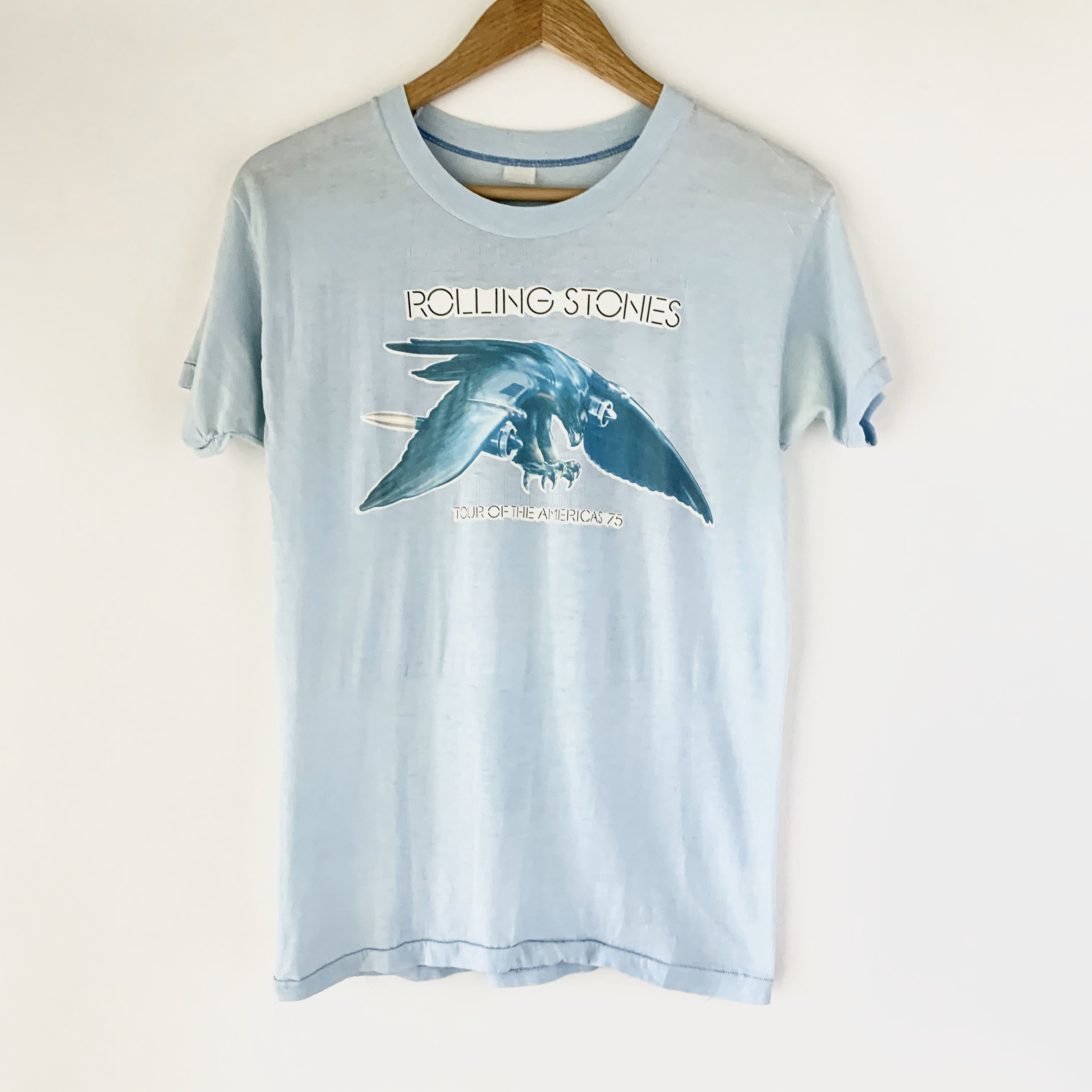 1975 Rolling Stones Vintage Tour Band Rock Shirt 70s