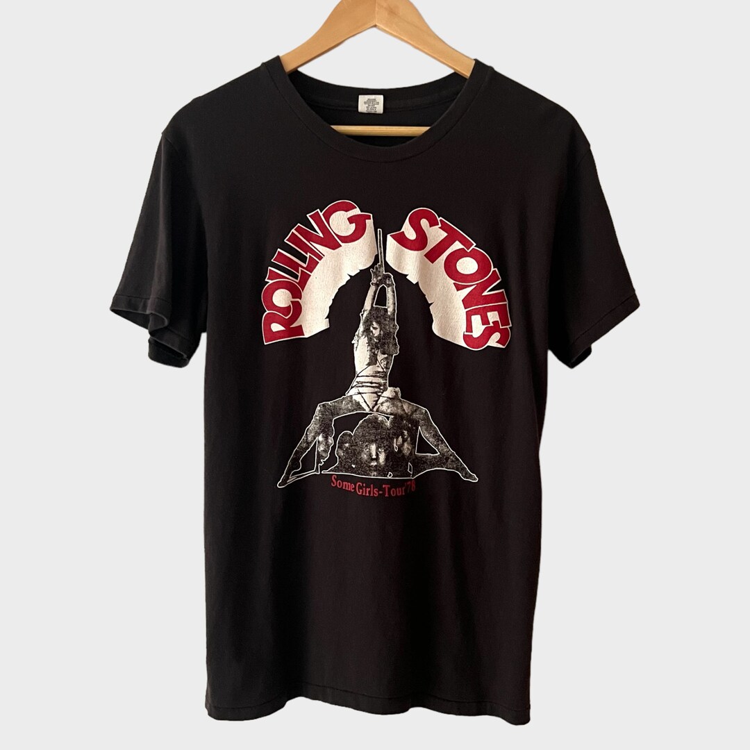1978 Rolling Stones "some Girls" Vintage Tour Band Rock Tee Shirt 70s ...