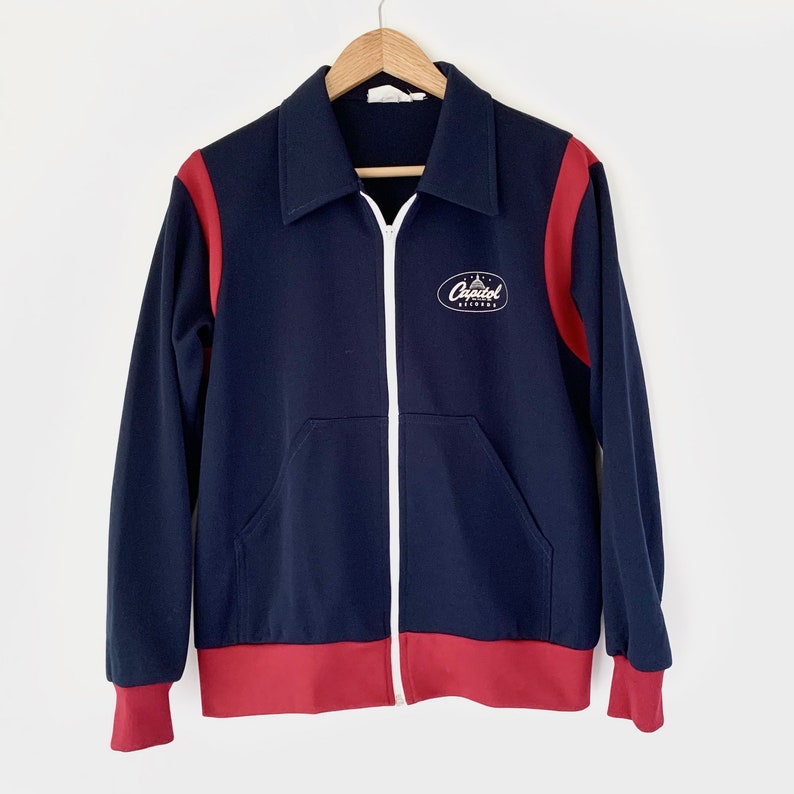 1970s Capitol Records Vintage Track Jacket 70s Record Label RARE - Etsy