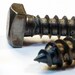 Antique Square Head Blacksmith Lag Screws Plain Steel Paintable Rustic ...
