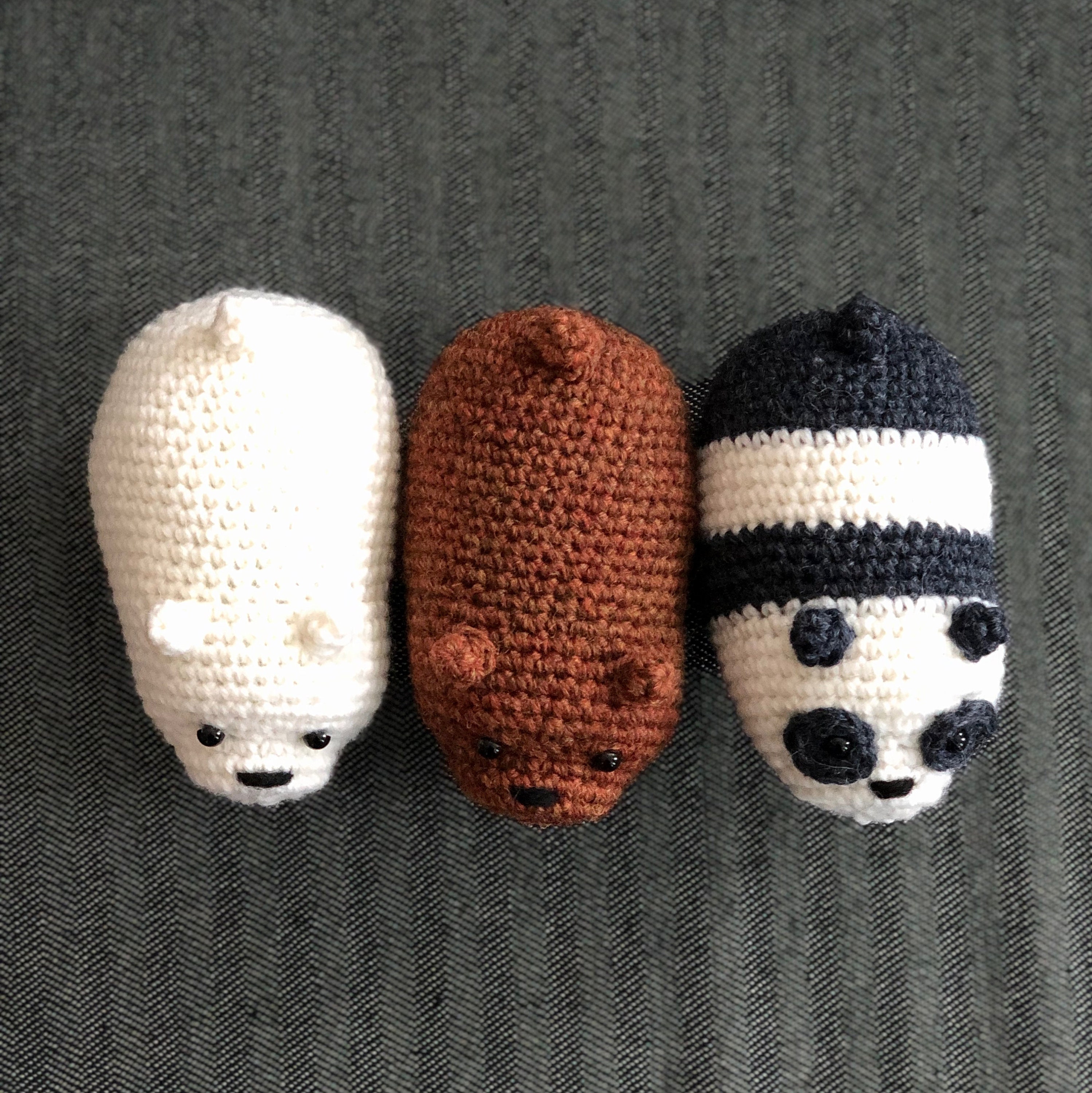 We Bare Bears Bear Stack Crochet Pattern PDF - Etsy