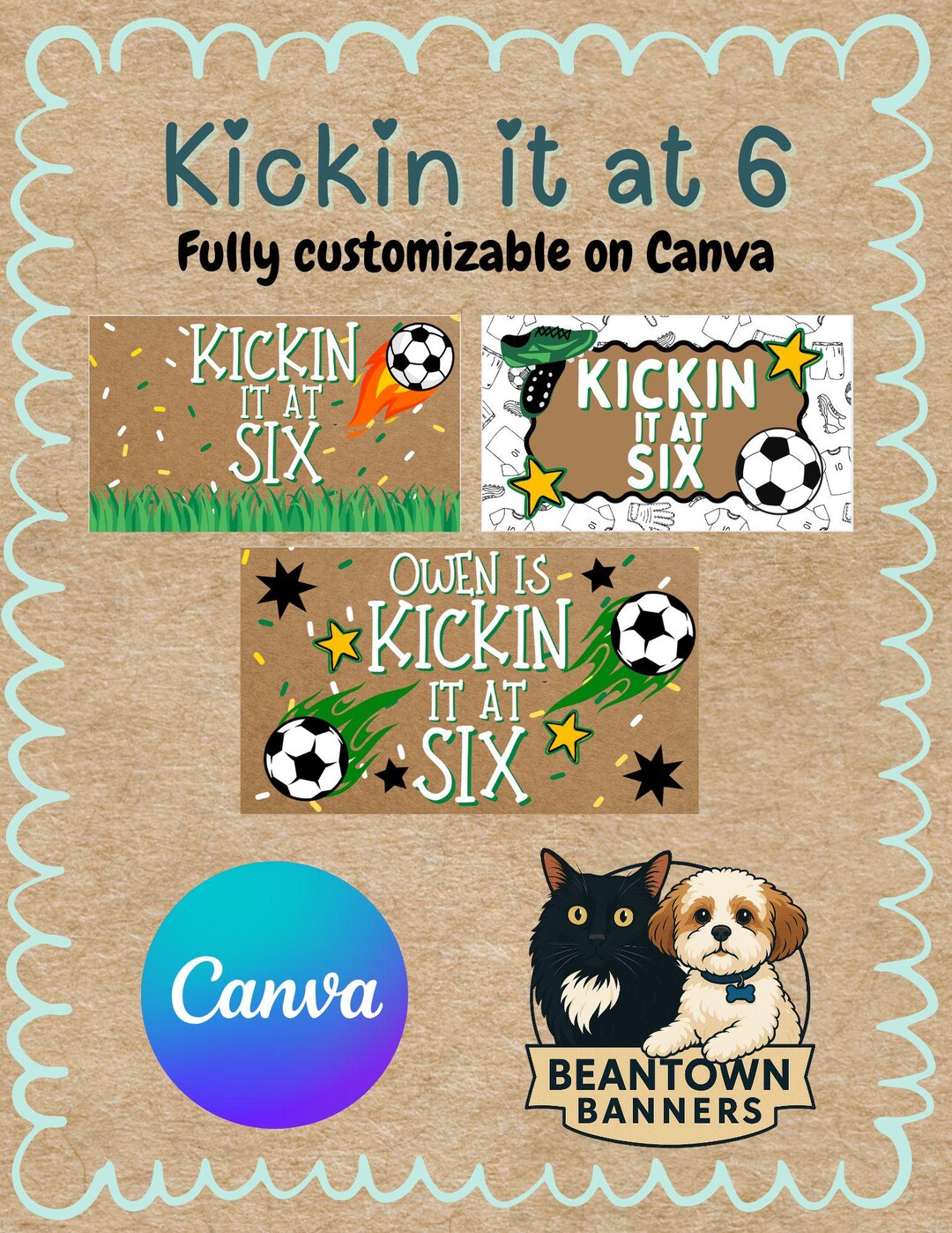 Kickin It at 6 Banner Templates (3 Designs) | Banner Mockups | Digital ...