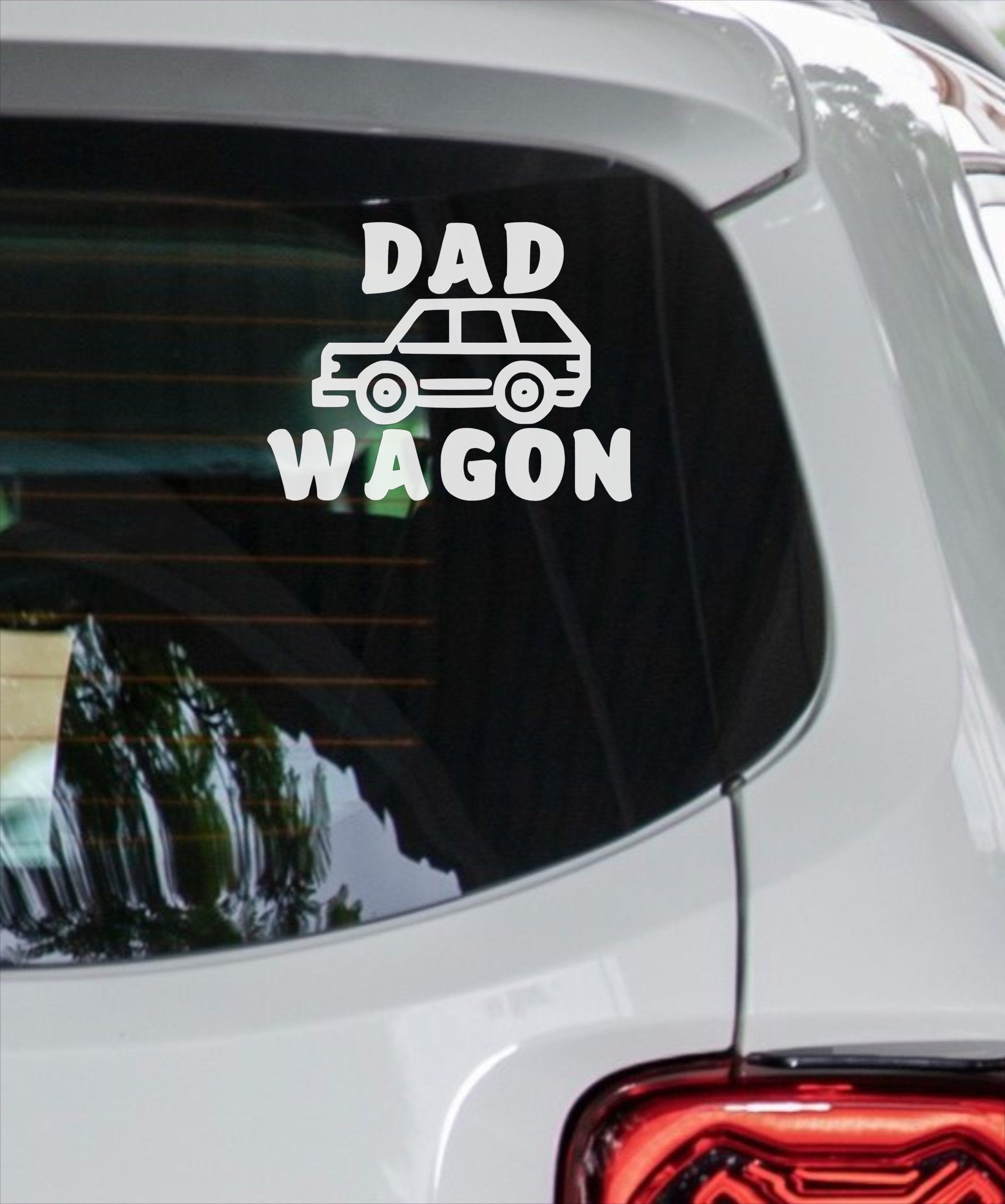 Dad Wagon Funny Car Decal Sticker Gift Idea - Etsy