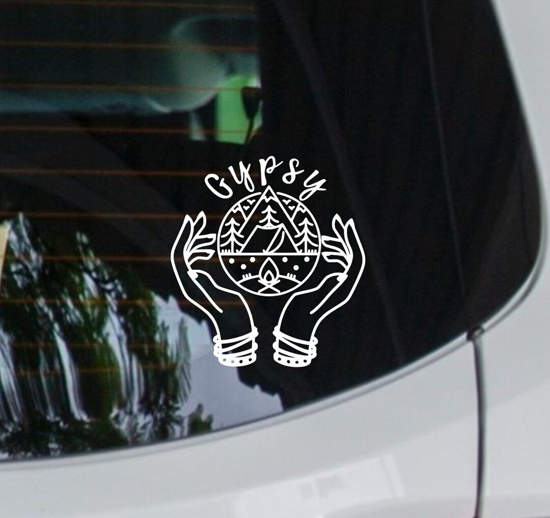 Gypsy Hands Camp Fire Decal Sticker Car Laptop Notebook - Etsy