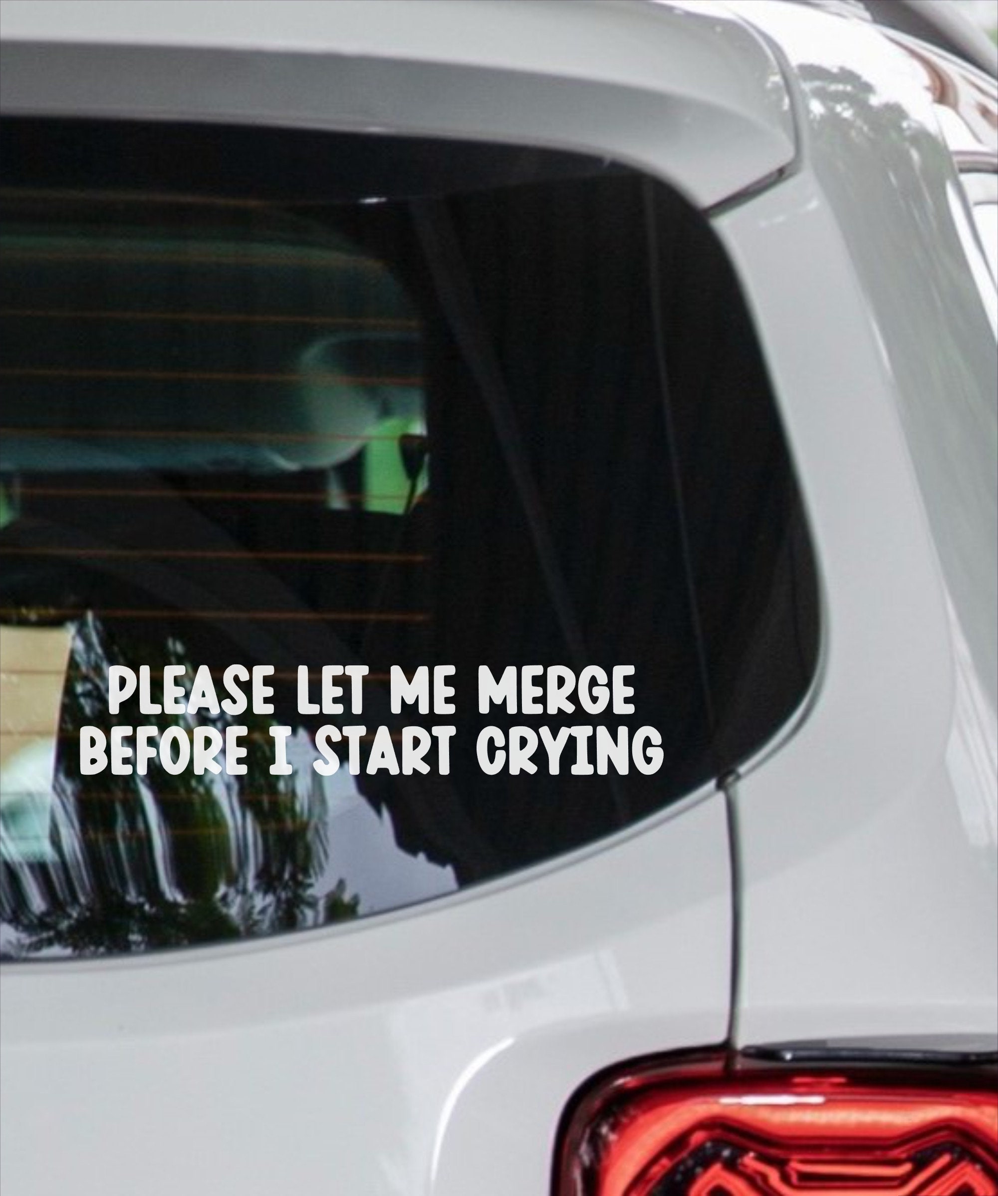 Please Let Me Merge Funny Car Decal Sticker Gift Idea - Etsy