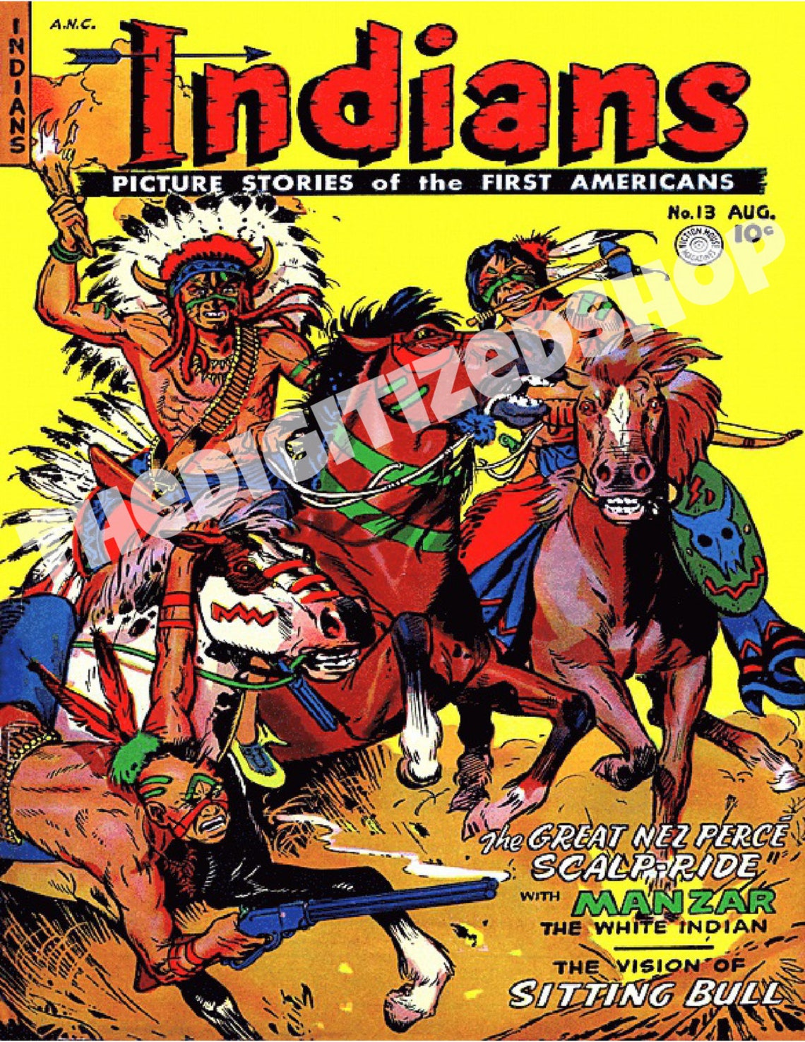 Indians Comic Book Issue 13 1952 | Etsy