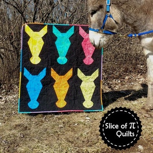 PDF Hee-haw Donkey Quilt Pattern Digital Download by Slice of Pi Quilts ...