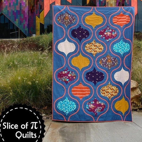 PAPER Suitcases Quilt Pattern by Slice of Pi Quilts fat - Etsy