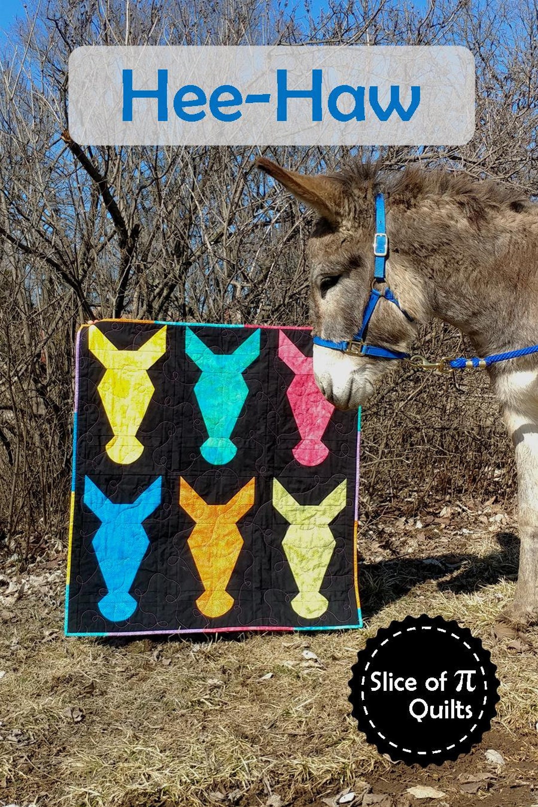 PDF Hee-haw Donkey Quilt Pattern Digital Download by Slice of Pi Quilts ...