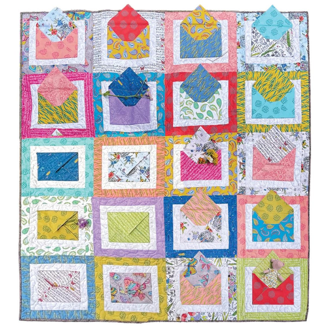 PDF Send Love Quilt Pattern by Slice of Pi Quilts [envelopes, Advent ...