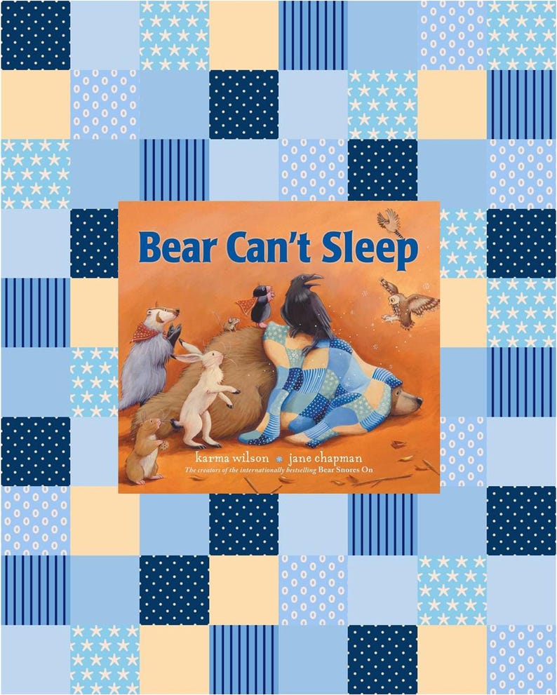 Bear Can't Sleep Quilt Kit [quilt Pattern in the Book Storybook Quilts ...