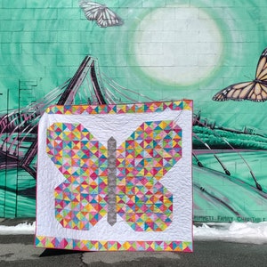 PAPER Flutterfly Quilt Pattern by Slice of Pi Quilts [fat Quarter and Scrap Friendly, Beginner ...