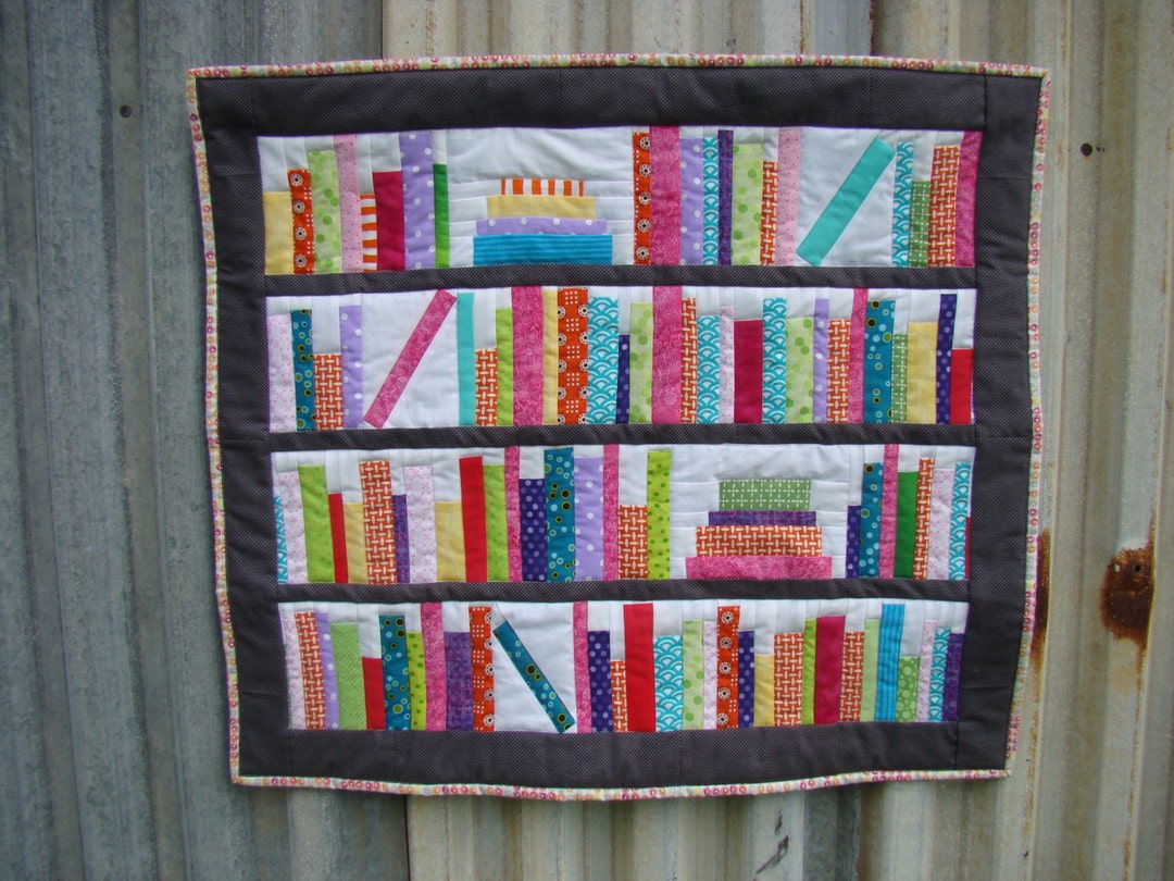 PAPER Bookends Mini Quilt Pattern by Slice of Pi Quilts [library ...