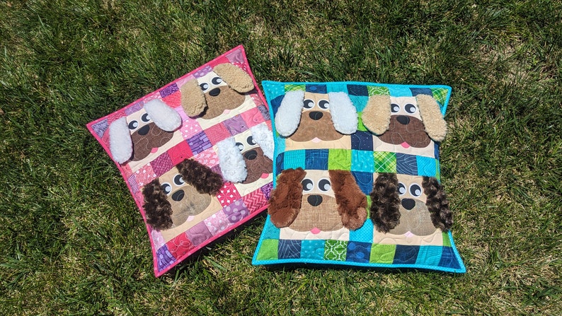 PAPER Puppy Kisses Quilt Pattern by Slice of Pi Quilts [baby Quilt, Dog ...