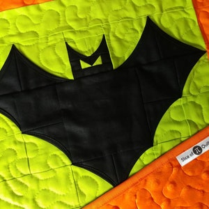 PDF Bat Crazy Quilt Pattern by Slice of Pi Quilts [halloween Quilt, Bat ...