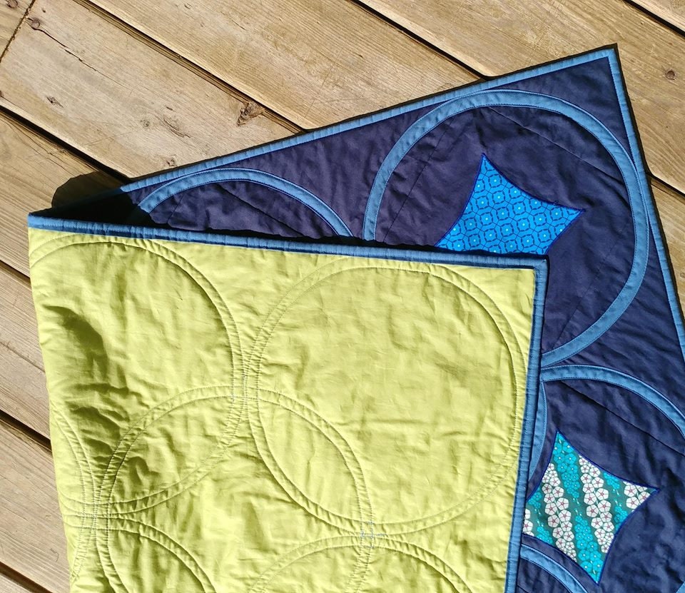 PAPER Moonrise Quilt Pattern by Slice of Pi Quilts bias Tape | Etsy