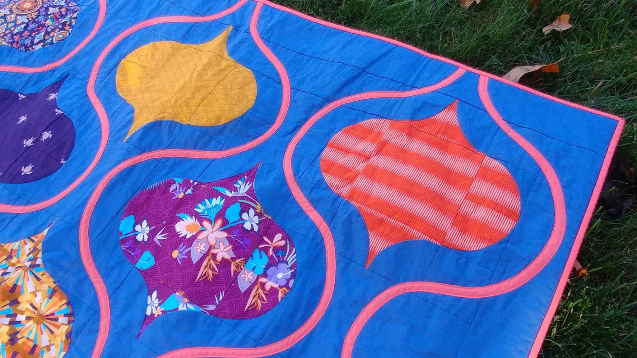 PAPER Finial Quilt Pattern by Slice of Pi Quilts fat Quarter - Etsy