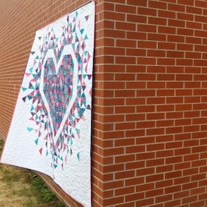 PDF Exploding Heart Quilt Pattern Digital Download by Slice of Pi ...