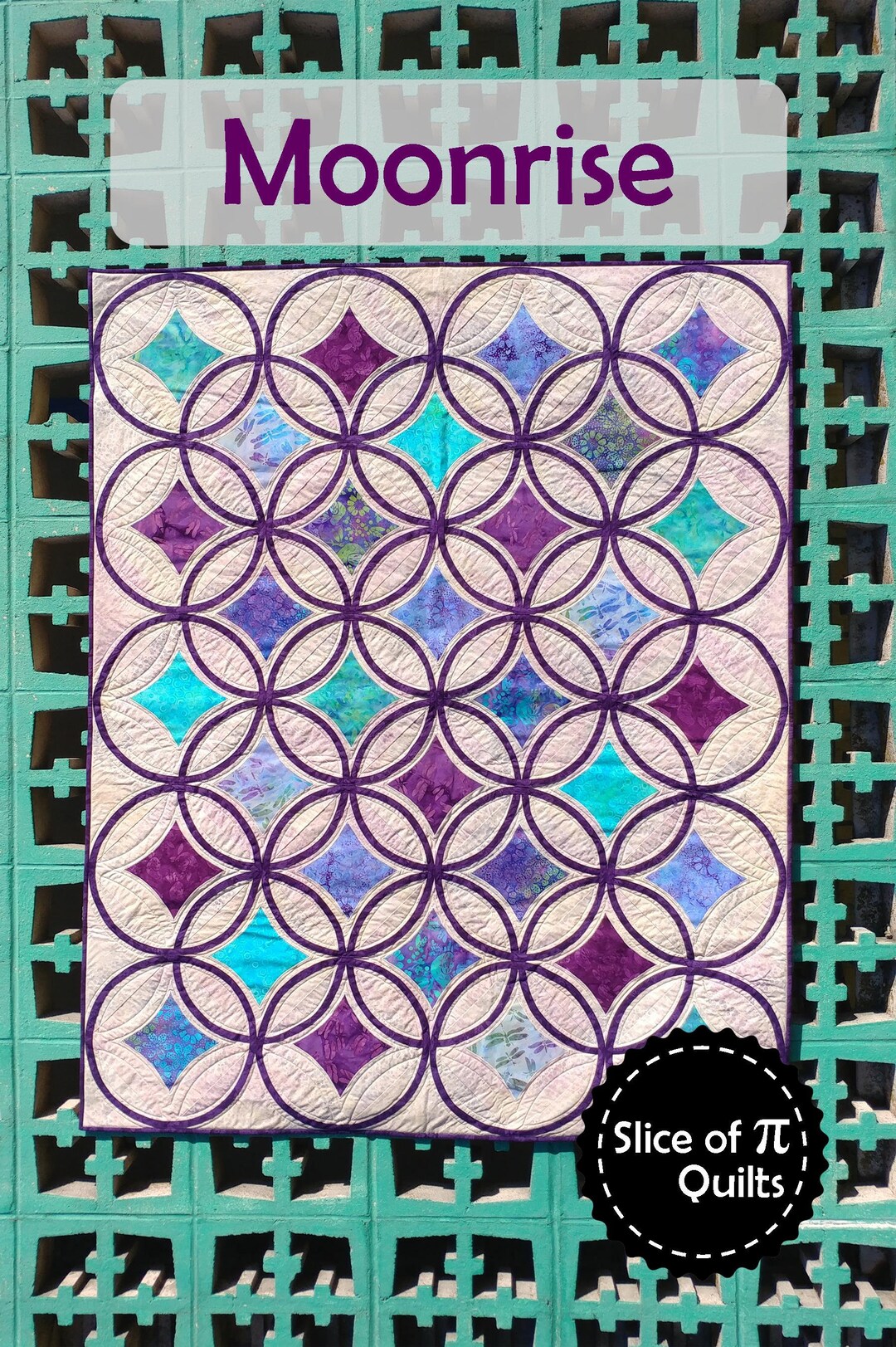 PAPER Moonrise Quilt Pattern by Slice of Pi Quilts [bias Tape Applique ...