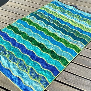 PAPER High Tide Quilt Pattern by Slice of Pi Quilts [waves Easy ...