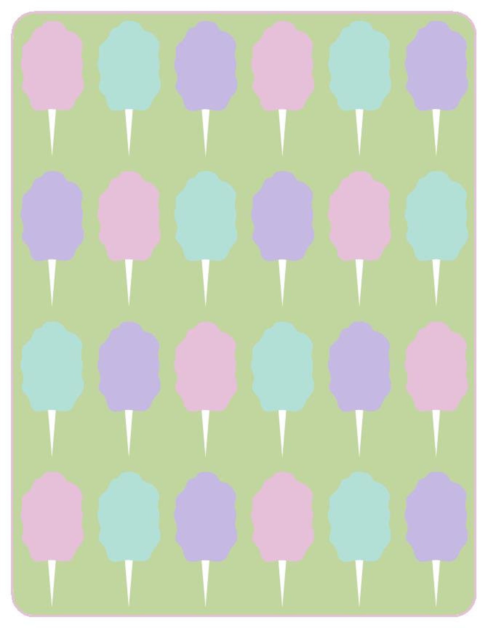 PDF Cotton Candy Quilt Pattern Digital Download by Slice of Pi Quilts ...