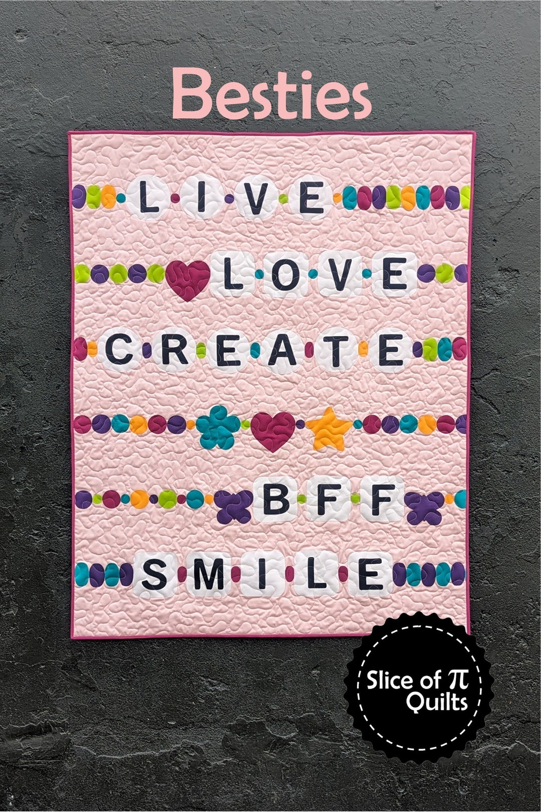 PAPER Besties Quilt Pattern by Slice of Pi Quilts [beginner Applique ...