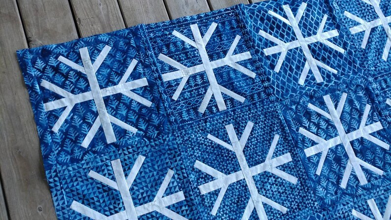 PDF Snowfall Quilt Pattern Digital Download by Slice of Pi - Etsy