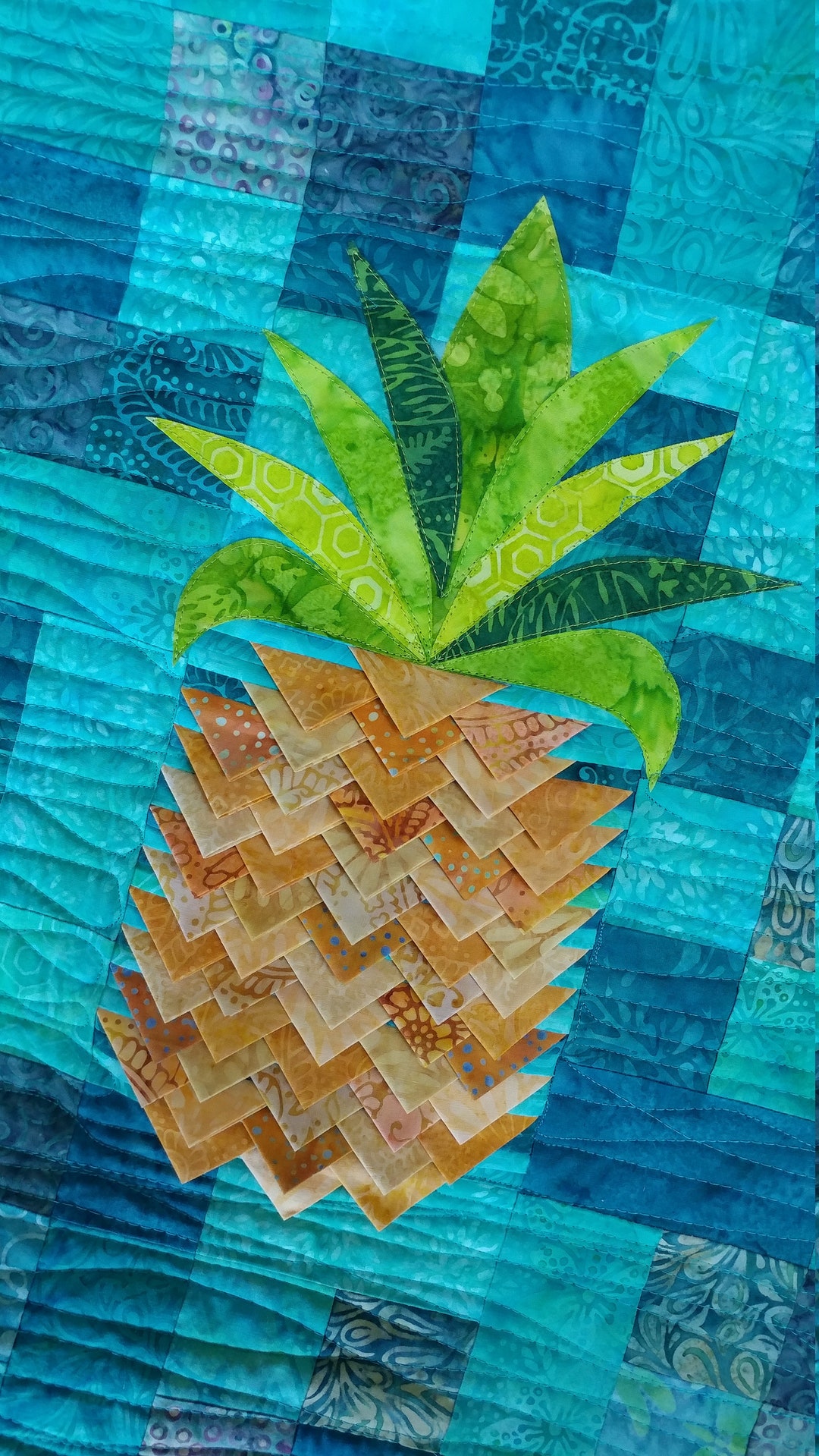 PAPER Pineapple Twist Quilt Pattern by Slice of Pi Quilts [3d Texture ...