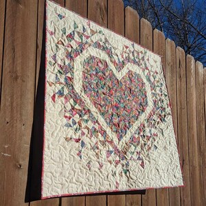 PDF MINI Exploding Heart Quilt Pattern Digital Download by Slice of Pi ...