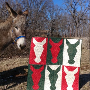 PDF Hee-haw Donkey Quilt Pattern Digital Download by Slice of Pi Quilts ...