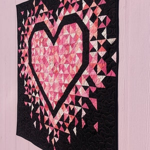 PAPER MINI Exploding Heart Quilt Pattern by Slice of Pi Quilts [wall ...