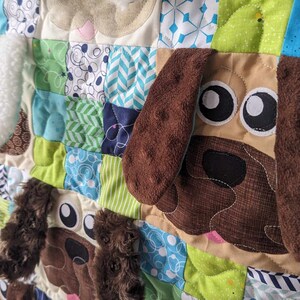 PAPER Puppy Kisses Quilt Pattern by Slice of Pi Quilts [baby Quilt, Dog ...