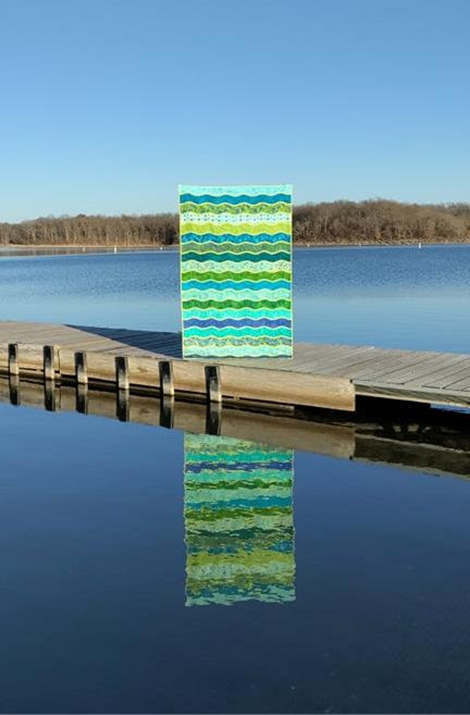 PAPER High Tide Quilt Pattern by Slice of Pi Quilts waves - Etsy